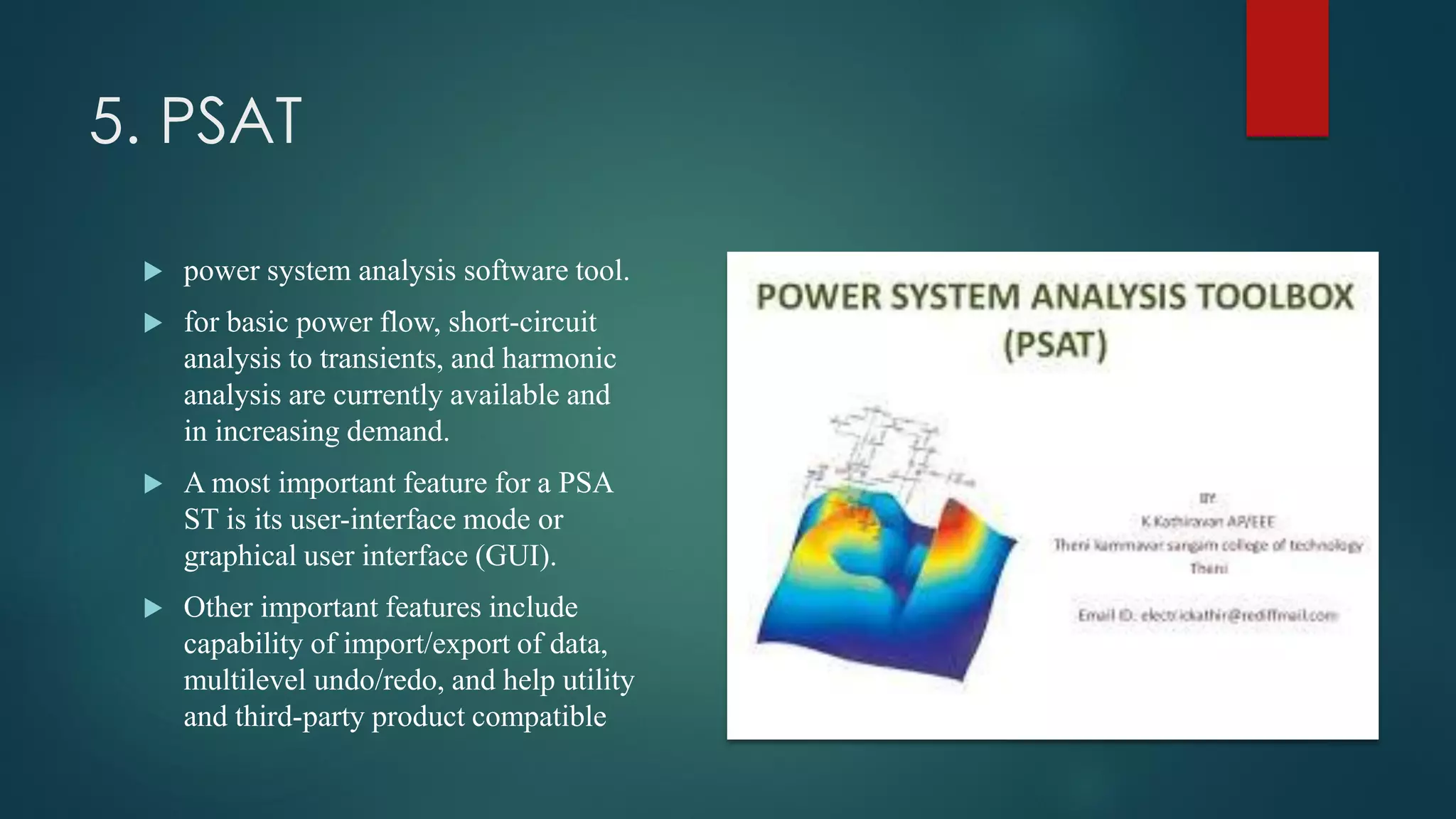 Different simulation softwares in power system | PDF | Computer ...