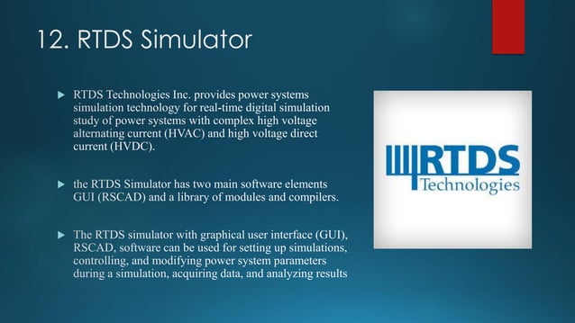 Different simulation softwares in power system | PDF | Computer ...