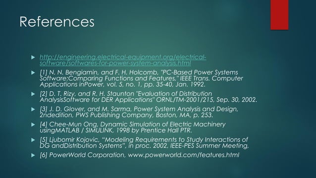 Different simulation softwares in power system | PDF | Computer Software and Applications ...