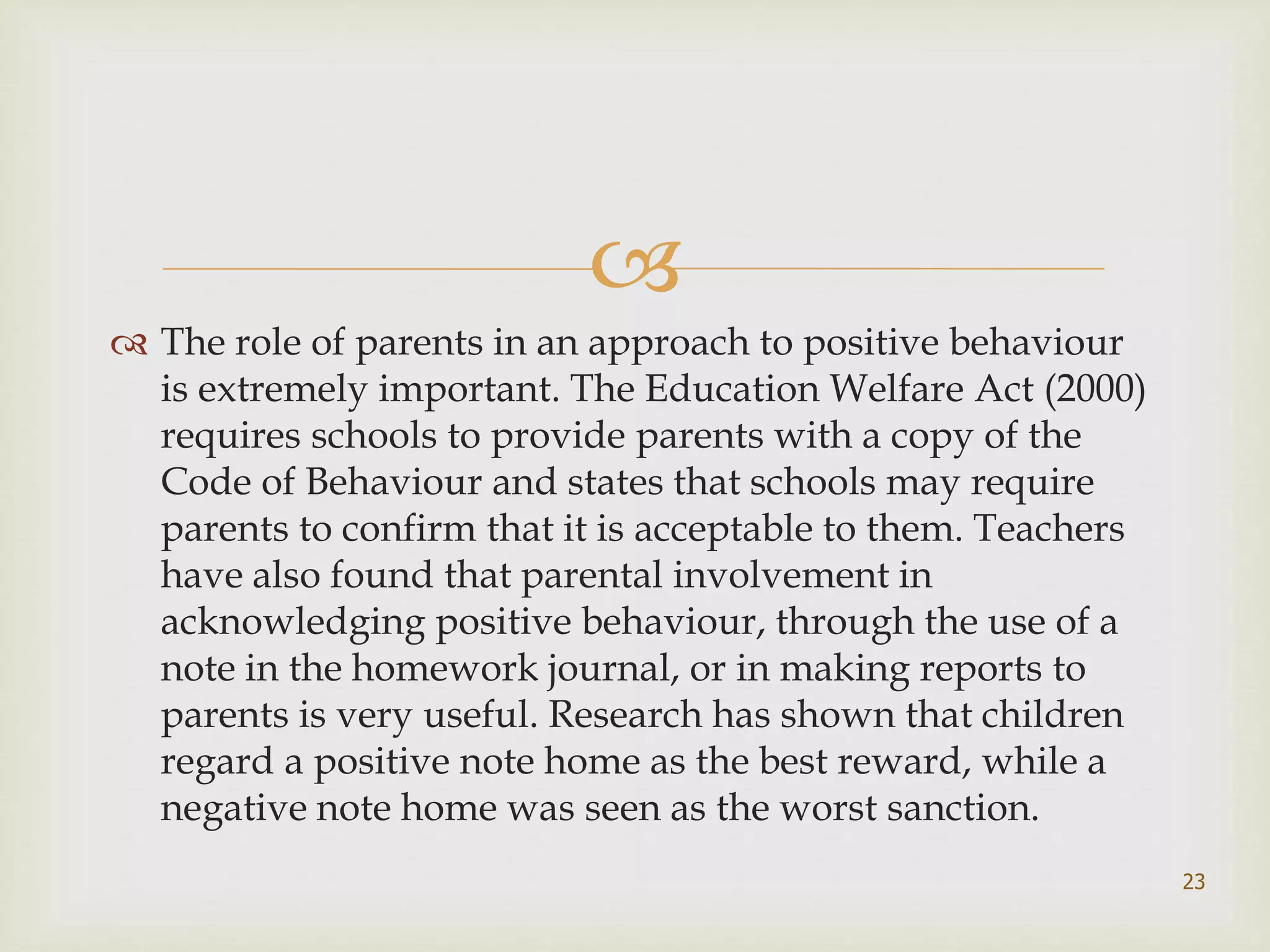 Different skills in managing he behaviour at home | PPTX