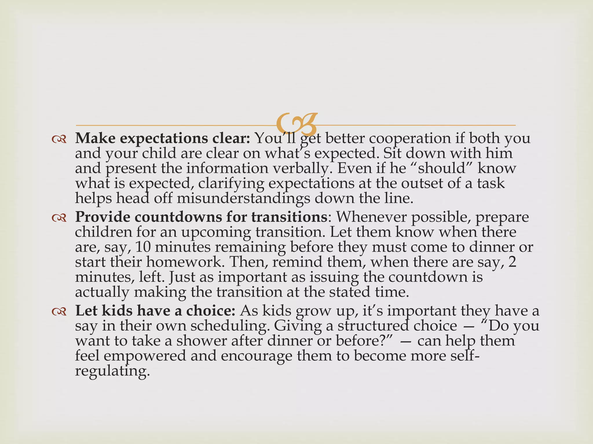 Different skills in managing he behaviour at home | PPTX