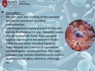 Different_Sources_Of_Contamination_In_Aseptic_Area.pptx