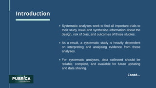 Different sources of data used to extract for writing a systematic ...
