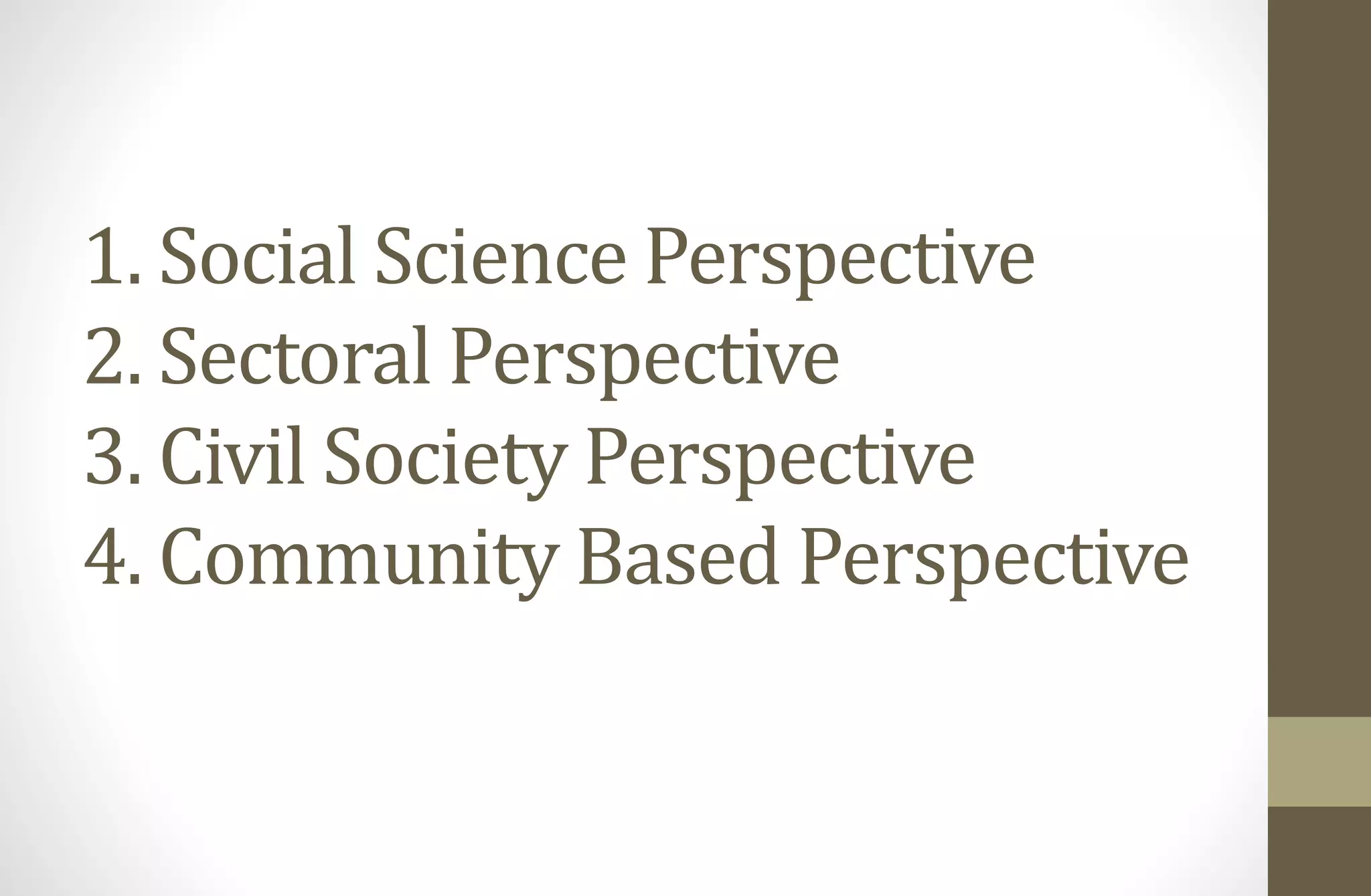 Different Perspective on Community | PPTX