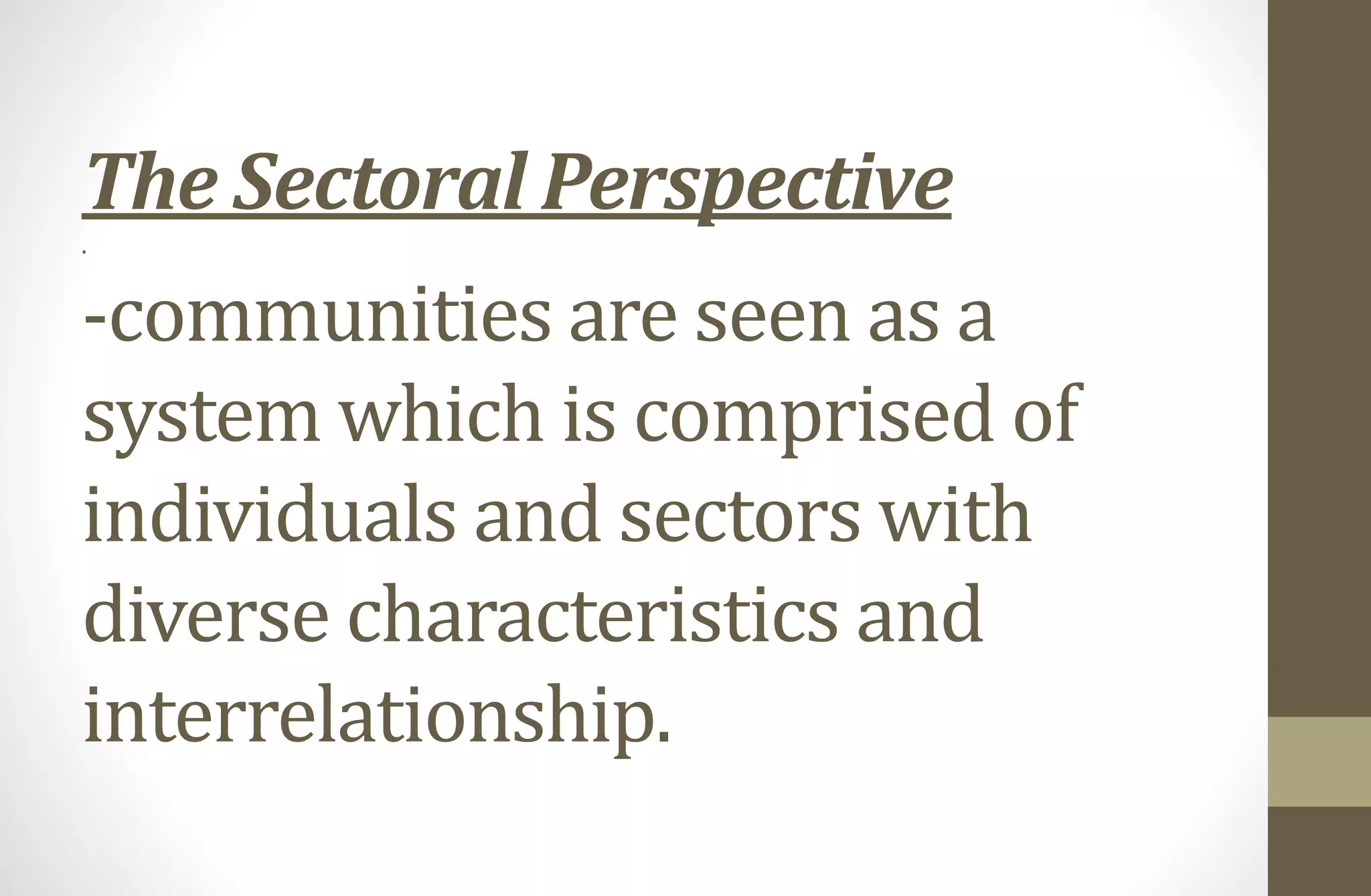 Different Perspective on Community | PPTX