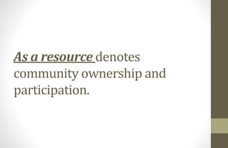 Different Perspective on Community | PPTX