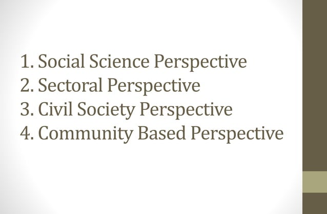 Different Perspective on Community | PPTX