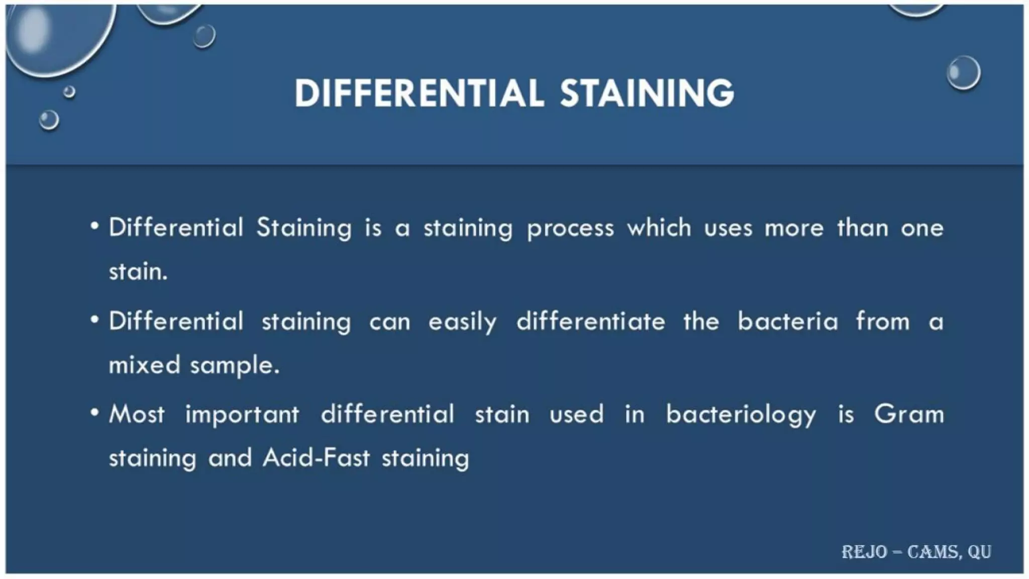 Different staining techniques in bacteriology | PPT
