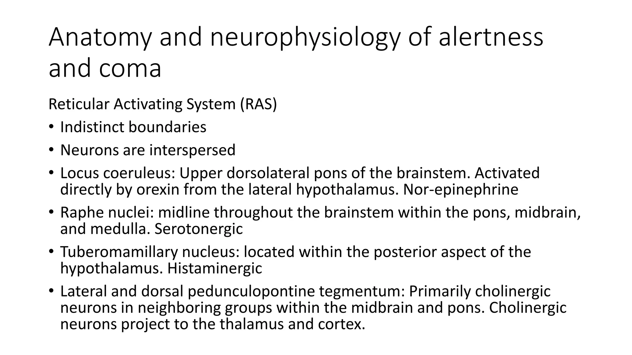 Different states of unconsciousness | PPT