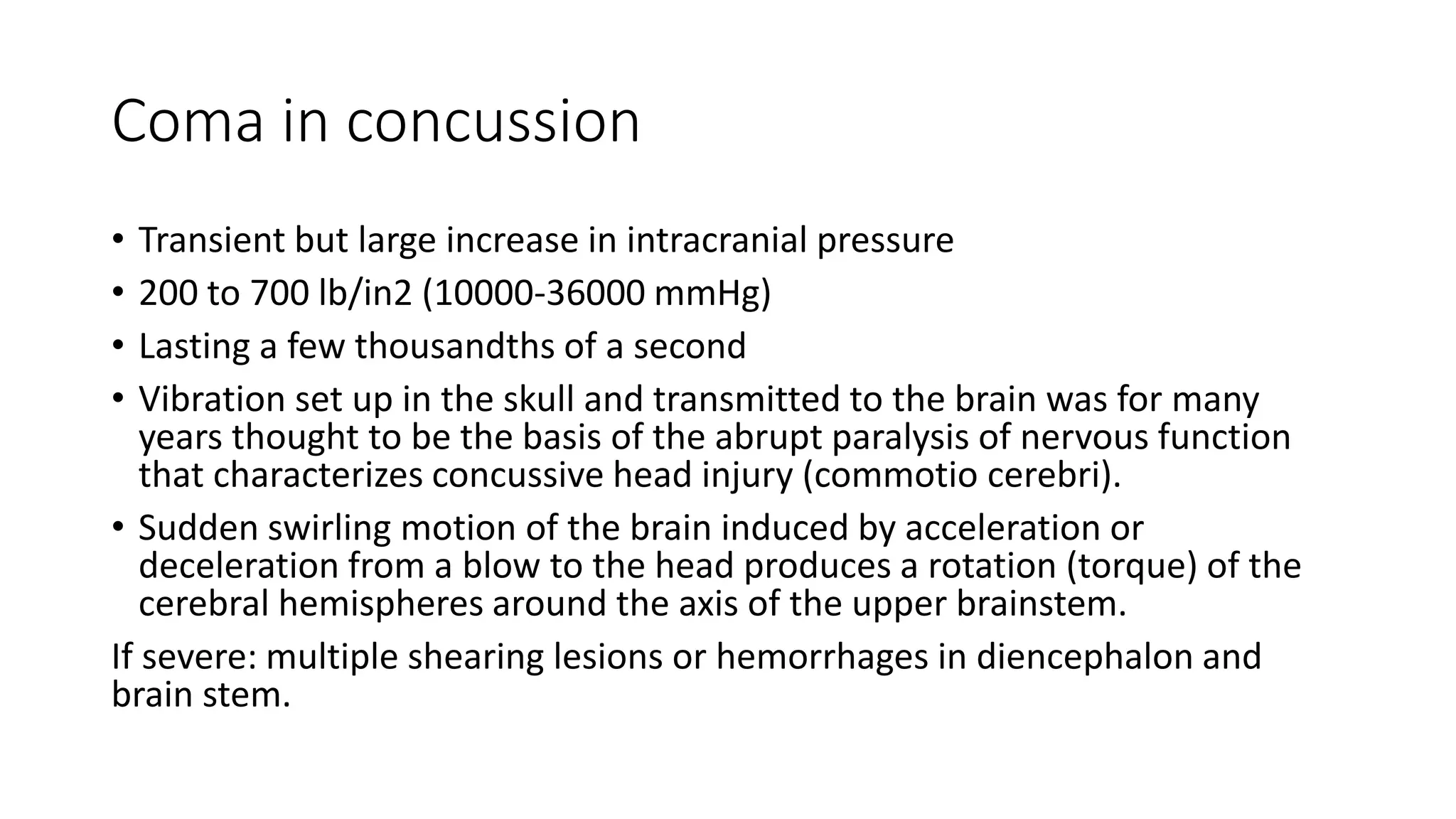 Different states of unconsciousness | PPT