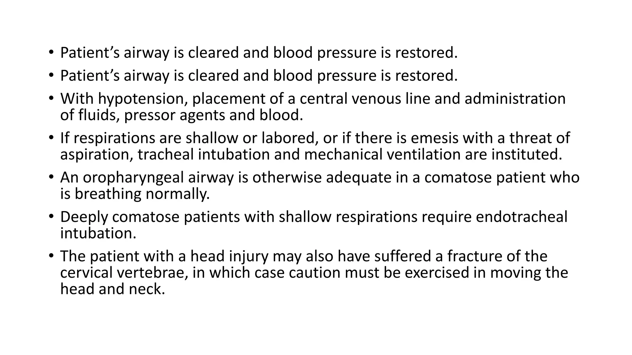 Different states of unconsciousness | PPT