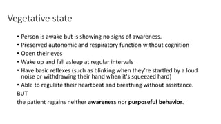 Different states of unconsciousness | PPTX