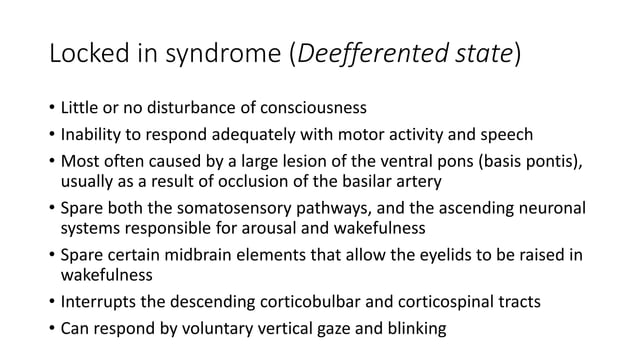 Different states of unconsciousness | PPT