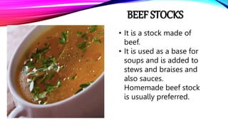 Different stocks, sauces and soups recipes.pptx