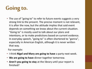 Different structures to talk about the future | PPT