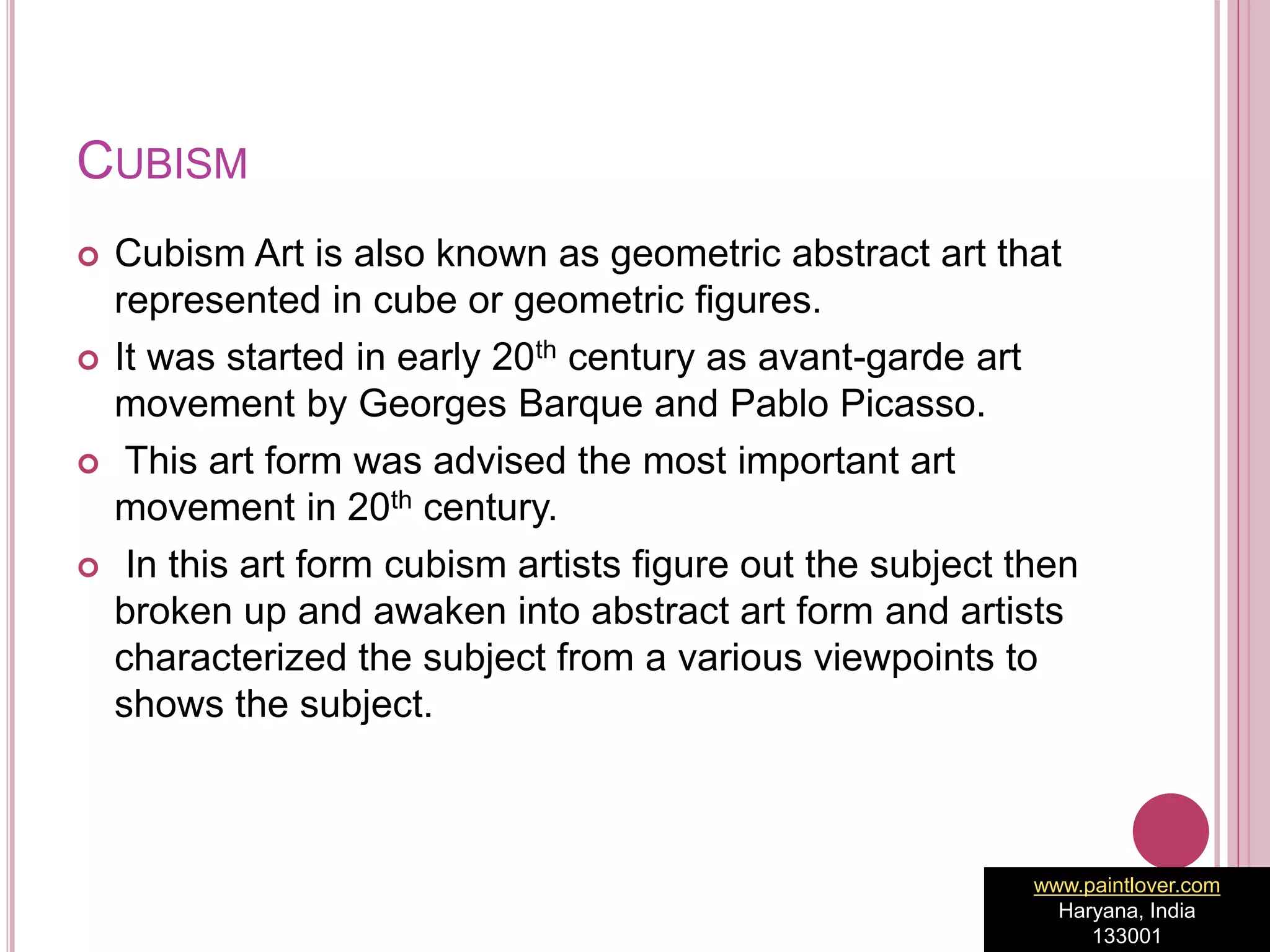 Different Styles of Painting | PPT | Free Download