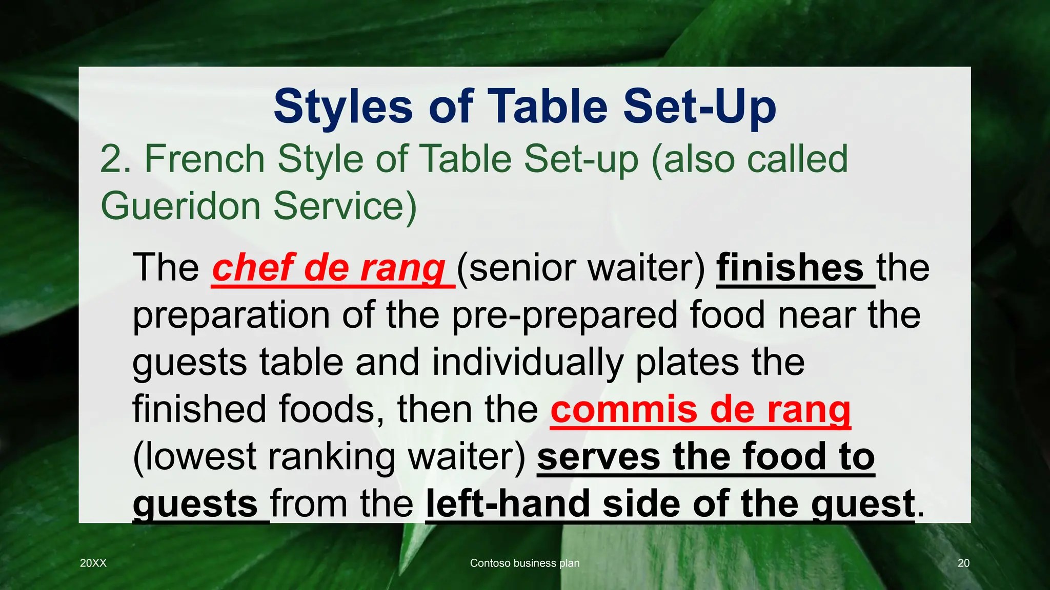 TABLE SET UP AND DIFFERENT TABLE GUIDELINES.pptx