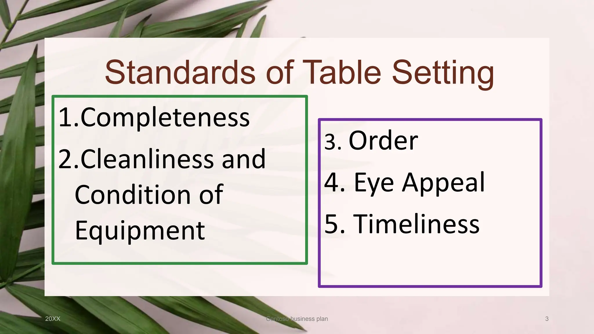 TABLE SET UP AND DIFFERENT TABLE GUIDELINES.pptx