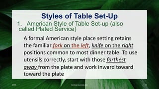 TABLE SET UP AND DIFFERENT TABLE GUIDELINES.pptx