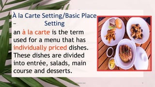 TABLE SET UP AND DIFFERENT TABLE GUIDELINES.pptx
