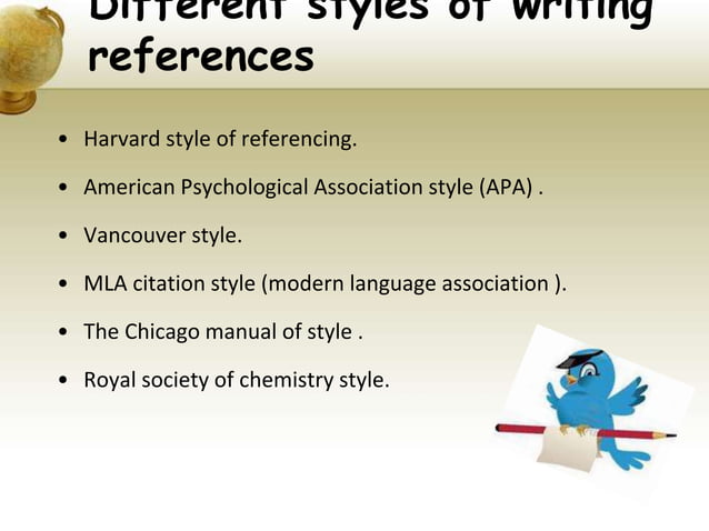 Different style of referencing | PPTX