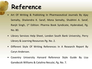 Different style of referencing | PPT