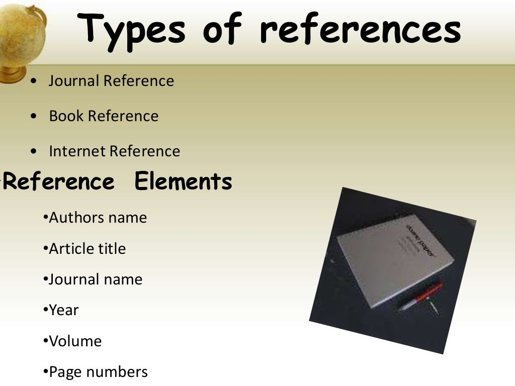 Different style of referencing