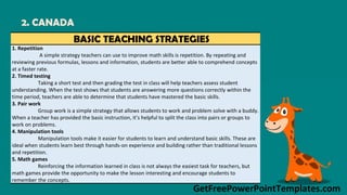 Different teaching strategies in mathematics by Rutchel T. Regarido | PPT