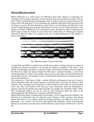 Different technique for investigation of fiber structure.. | PDF