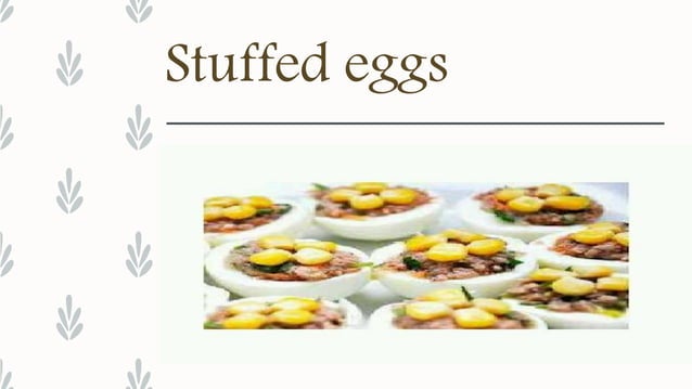 Different techniques in presenting egg dishes attractively (2) | PPTX