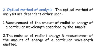 Different techniques of analysis, Sources of impurities in medicinal ...