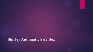 Different techniques of sizing | PDF