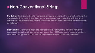 Different techniques of sizing | PDF