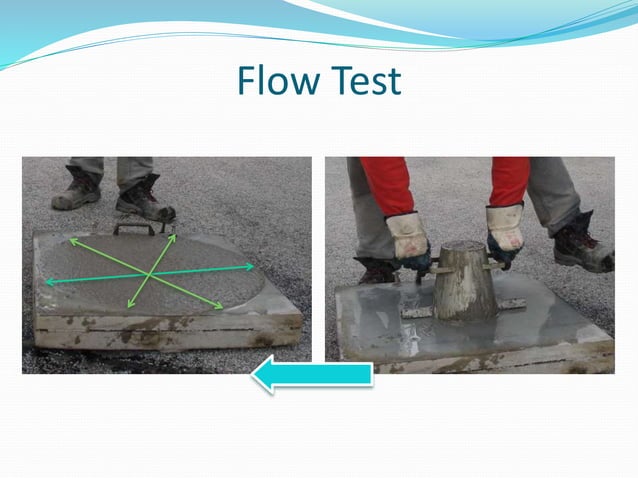 Standard test on fresh concrete | PPTX