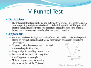 Standard test on fresh concrete | PPTX