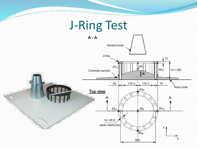 Standard test on fresh concrete