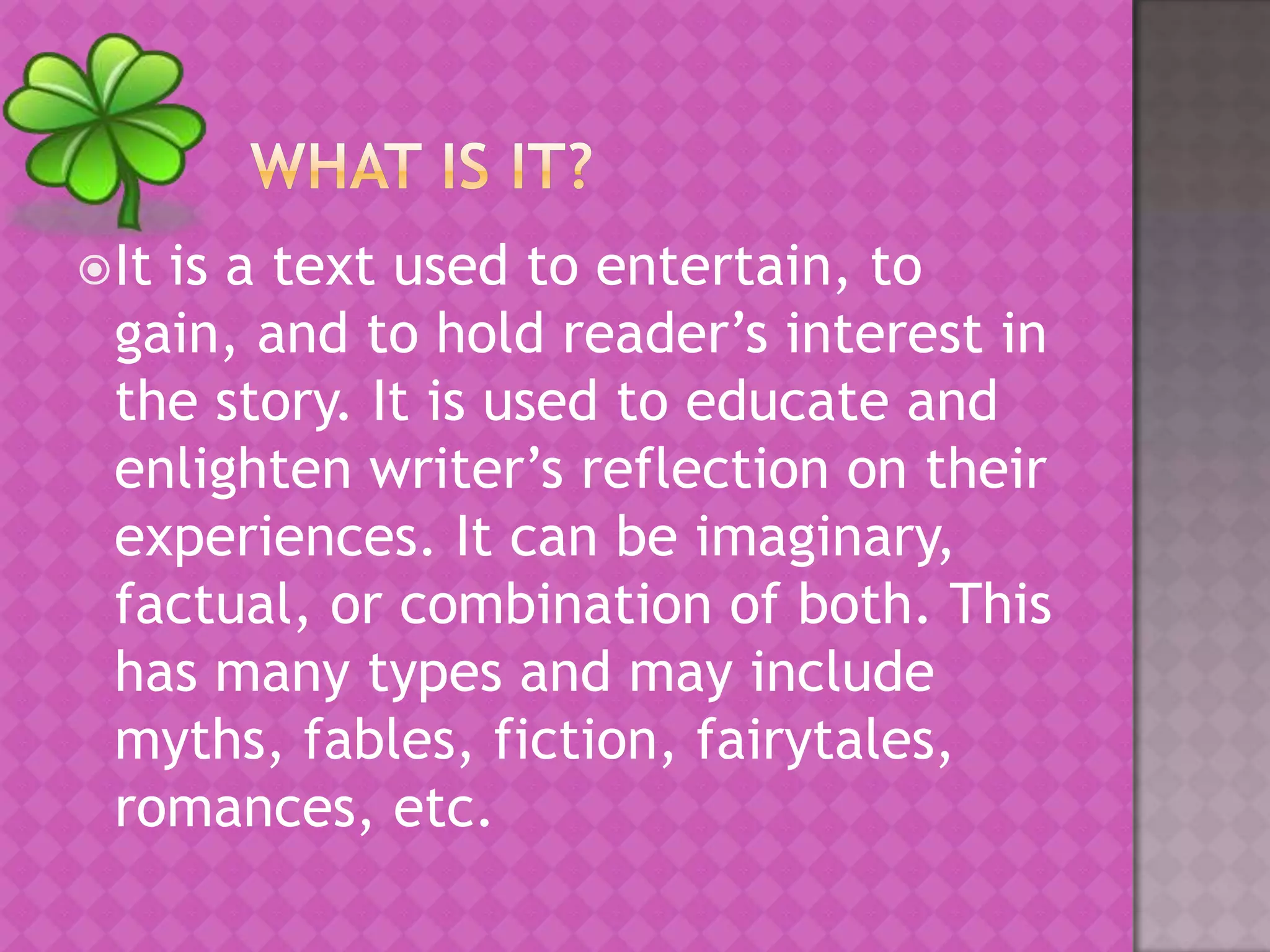 Different text types | PPTX