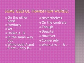 Different text types | PPTX