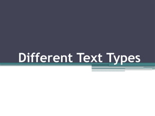 Lesson in English 8 Different Text Types.pptx