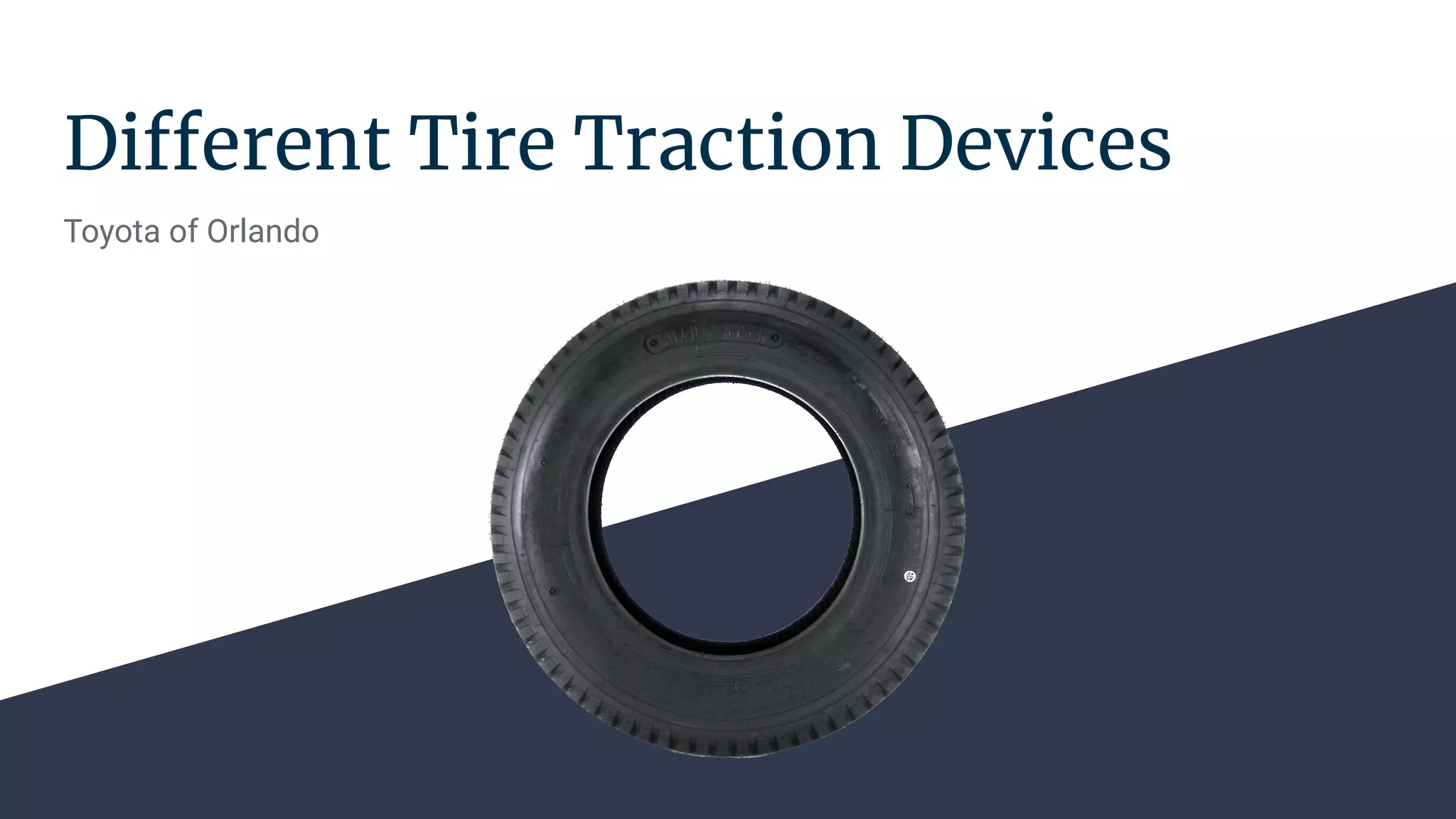 Different tire traction devices | PPT