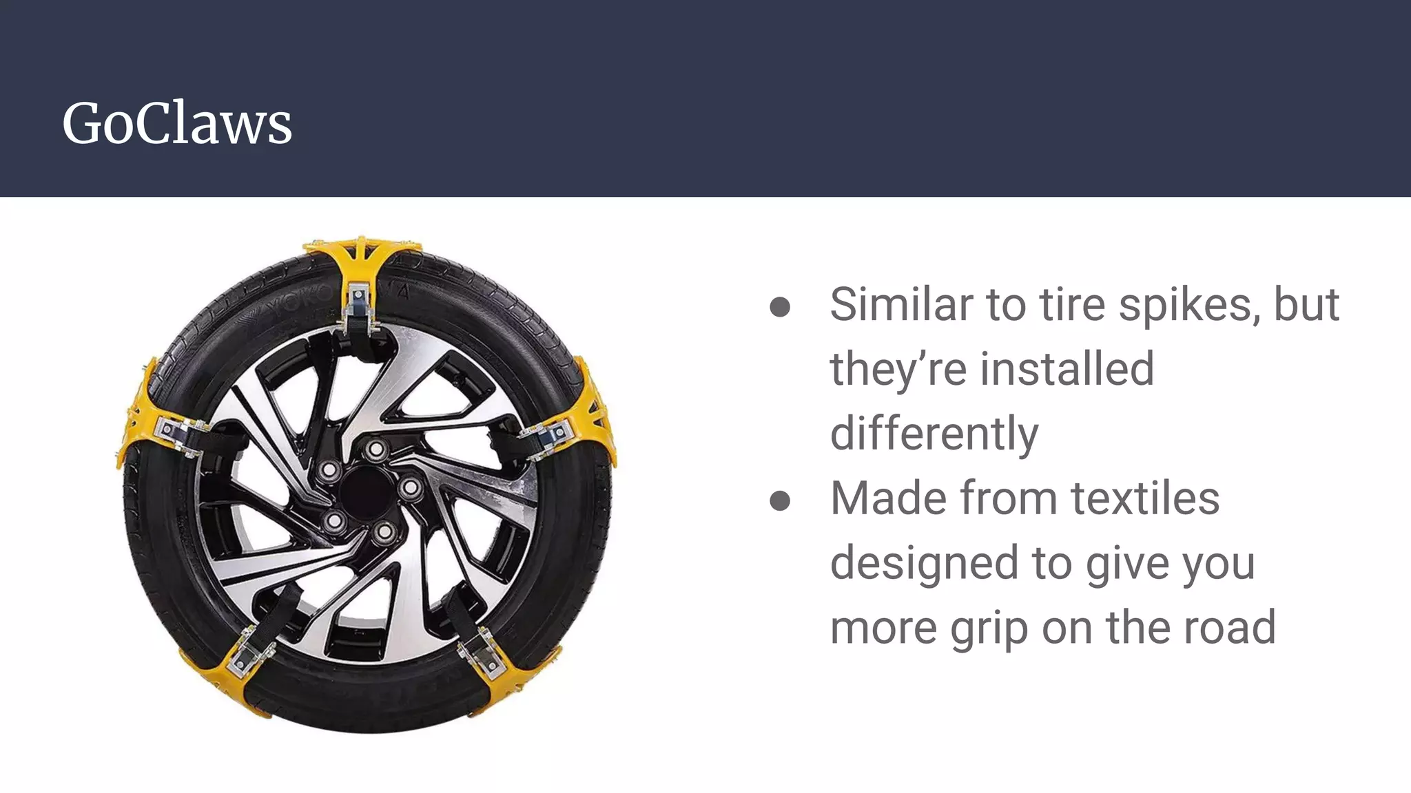 Different tire traction devices | PPT