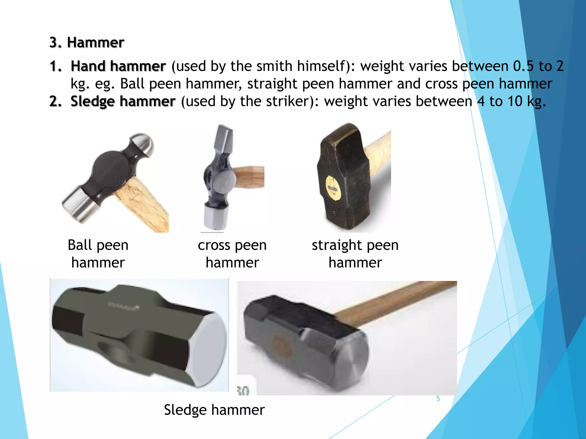 Different tools used in workshop | PDF