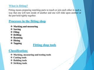 Different tools used in workshop | PDF