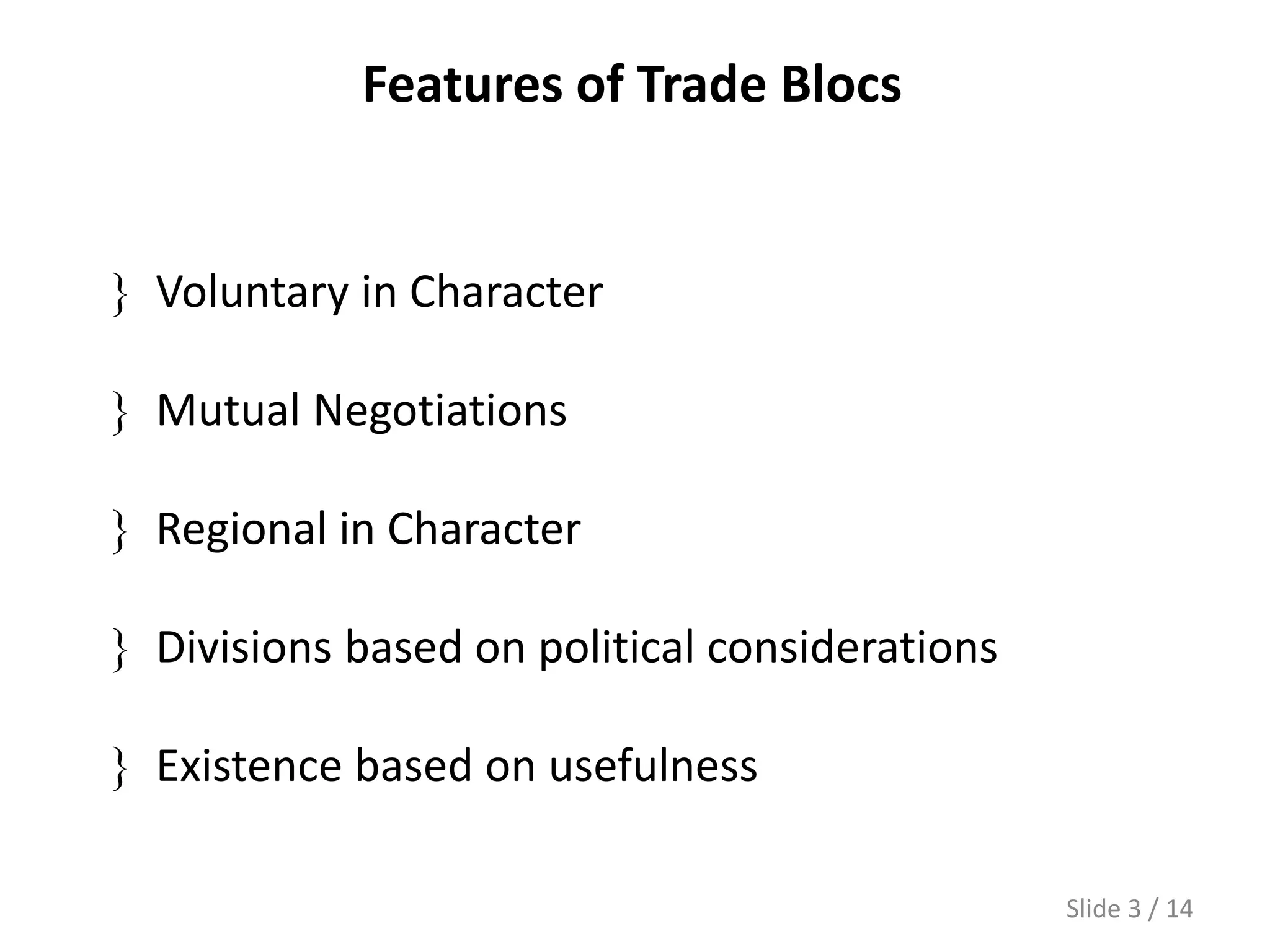 Different Trade Blocs | PPTX