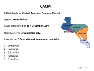 Different Trade Blocs | PPTX