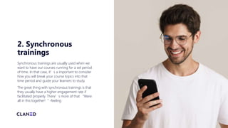 Different training types that you can use online trainig | PPT