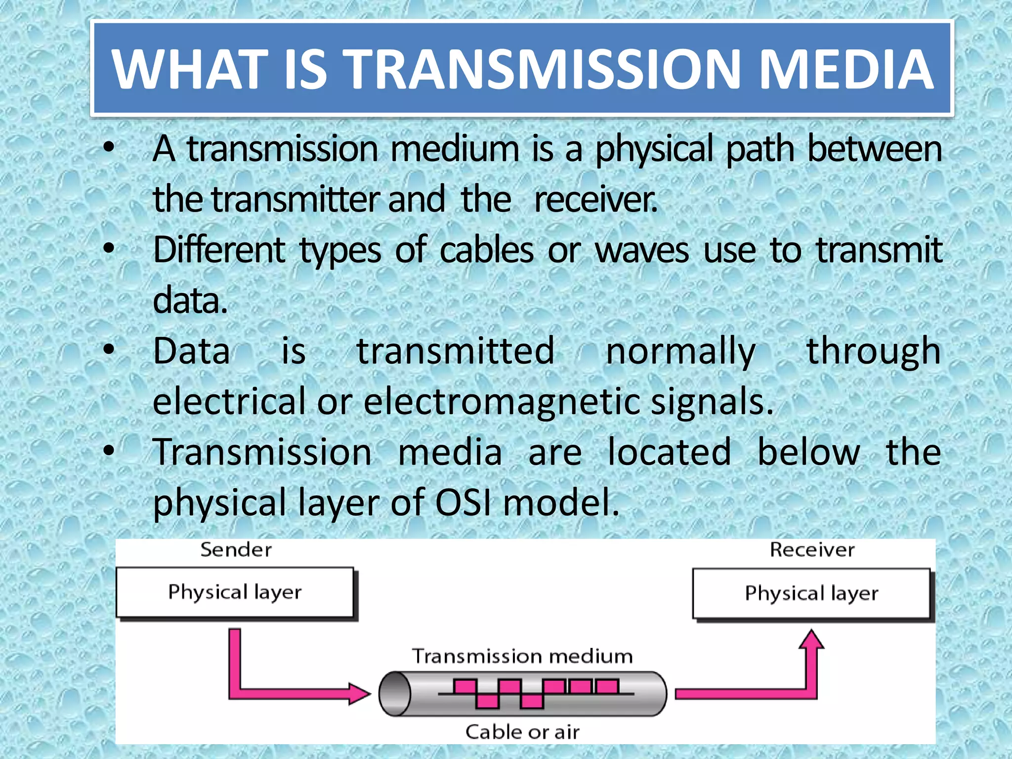 Different Transmission Media | PPT