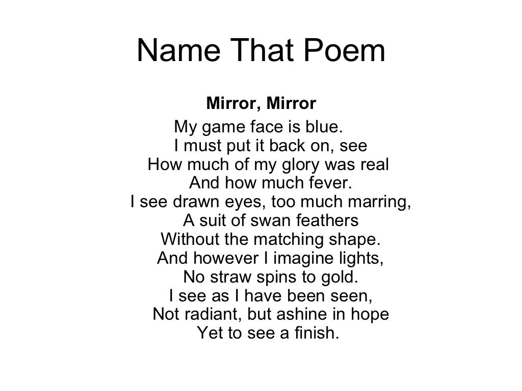 Different Types Of Poetry
