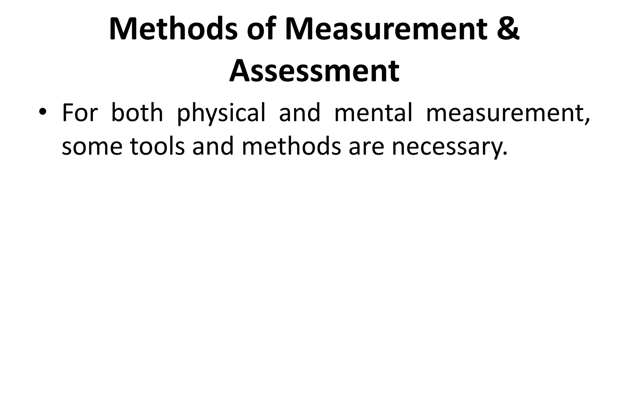 DIFFERENT TYPE OF EDUCATIONAL MEASUREMENT AND EVALUATION TOOLS AND ...