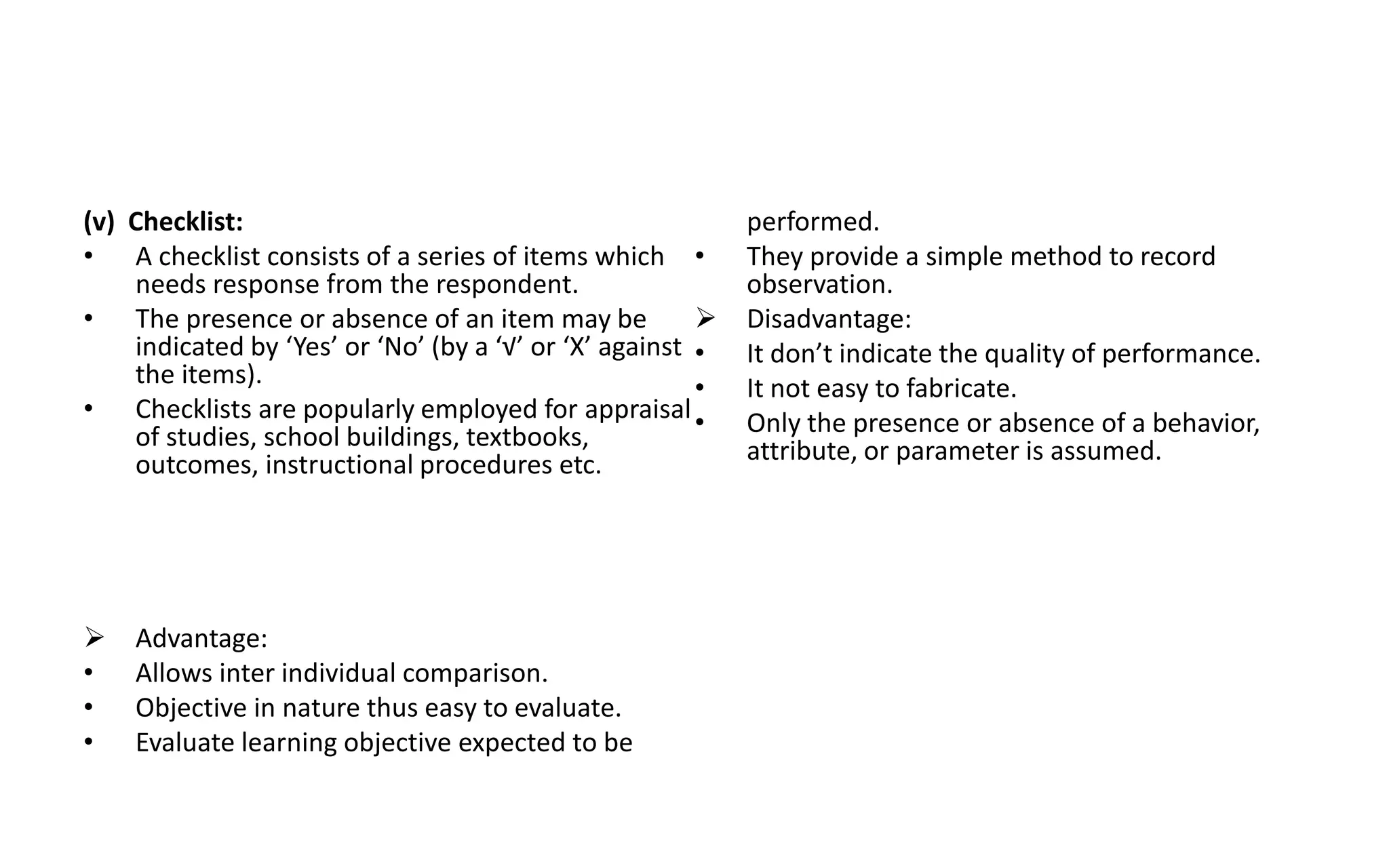 DIFFERENT TYPE OF EDUCATIONAL MEASUREMENT AND EVALUATION TOOLS AND ...